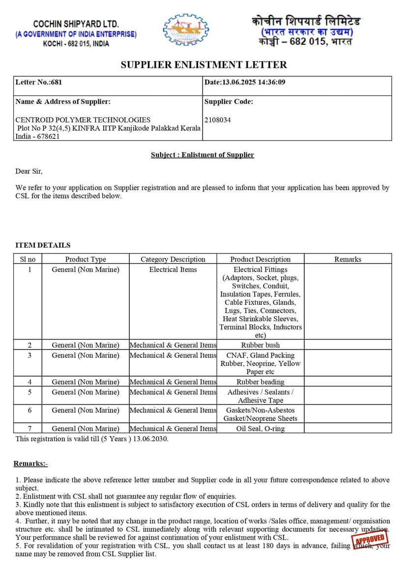 Silicone Hoses, Tubes & Butyl Tapes | Centroid Polymer India
